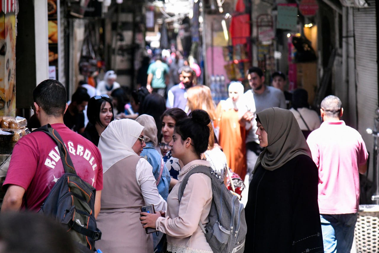 Les habitants de Damas fréquentent les marchés et se préparent pour l ...